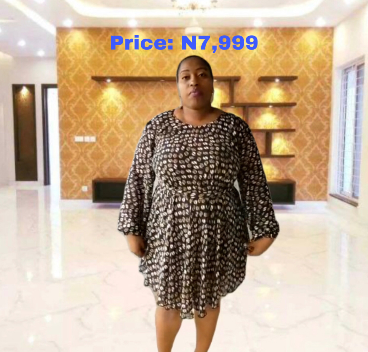 Chif short flowing gown - Classic Mirabel Collection